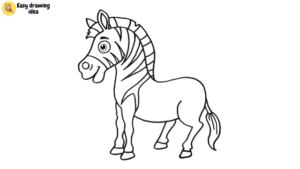 How To Draw A Zebra Step By Step