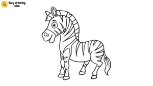 How To Draw A Zebra Step By Step