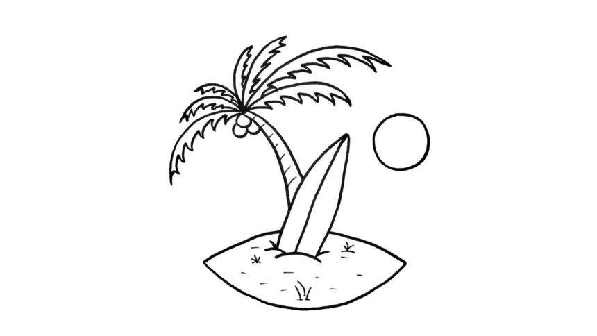 How To Draw Summer Step By Step - Hand Of Art