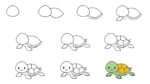 How To Draw A Turtle Step By Step