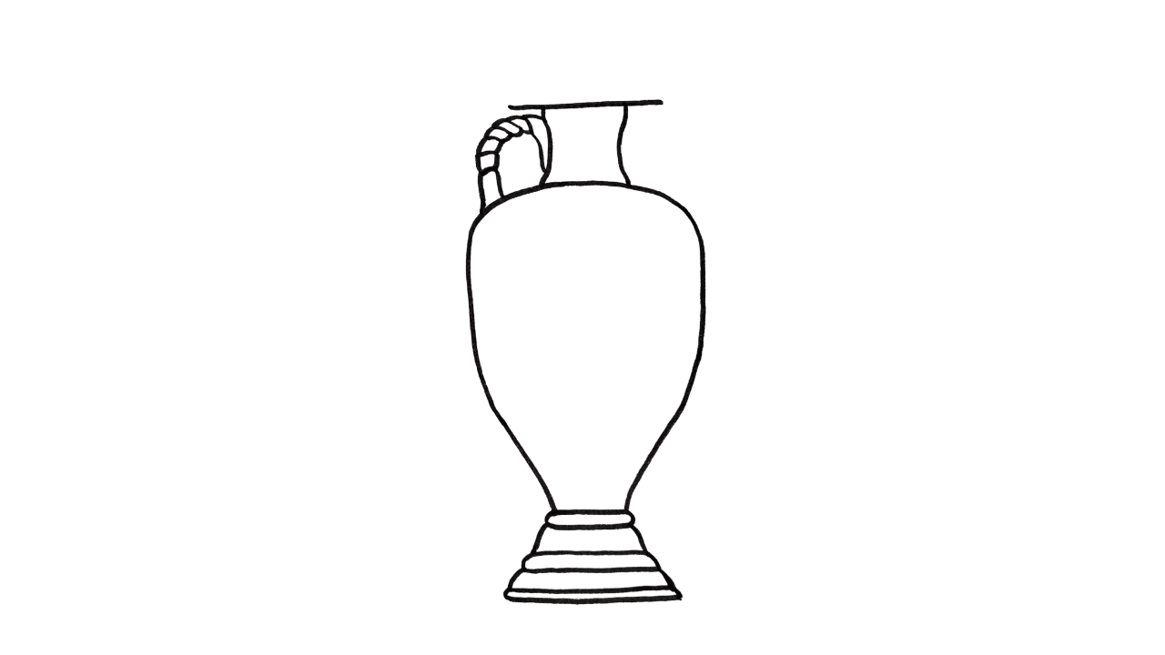 How to Draw the Euro 2024 Trophy - Hand Of Art