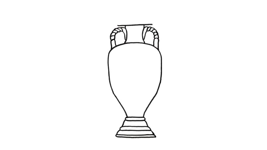How to Draw the Euro 2024 Trophy - Hand Of Art