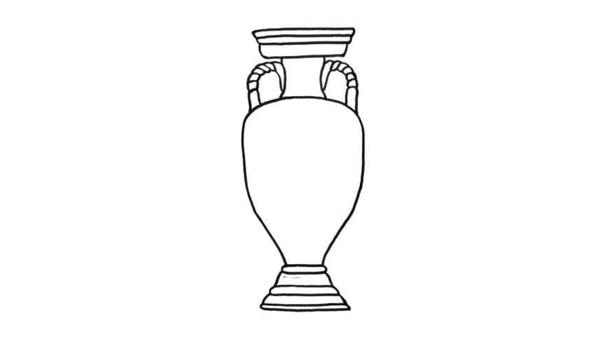 How to Draw the Euro 2024 Trophy - Hand Of Art