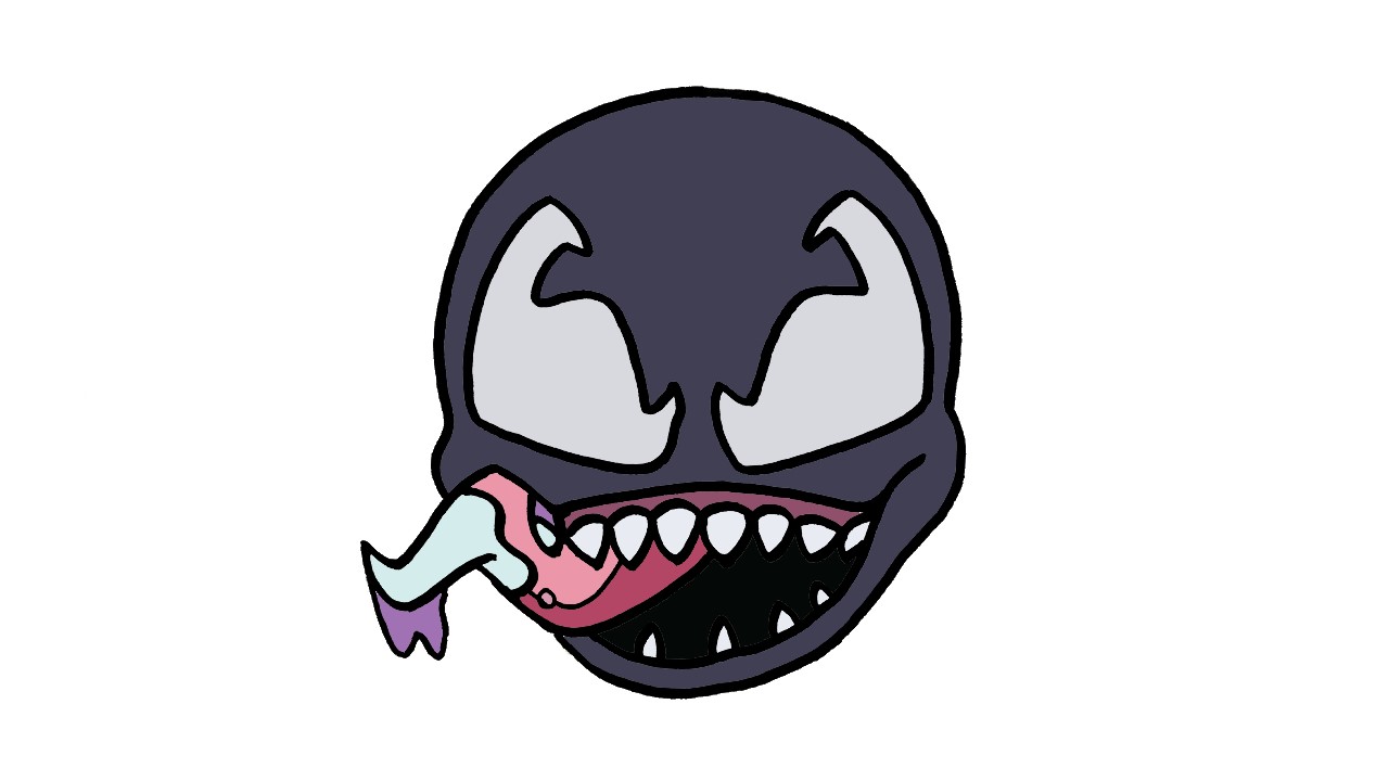 How to Draw Venom Step by Step - Hand Of Art