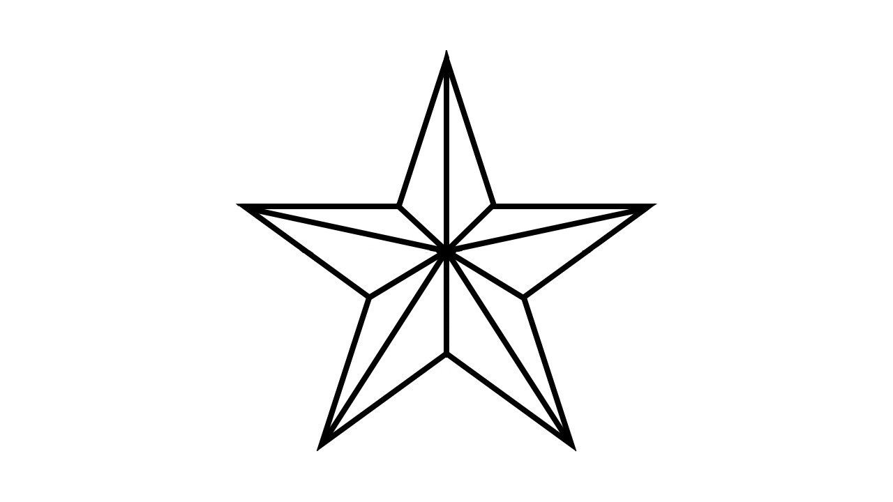 How to Draw a Star Step By Step - Hand Of Art