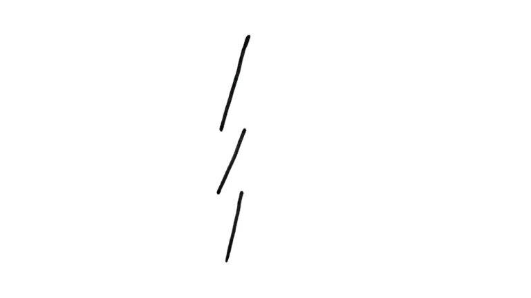How to Draw Lightning Bolt Step By Step - Hand Of Art