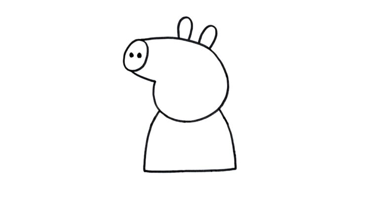 How to Draw Peppa Pig Step by Step - Hand Of Art