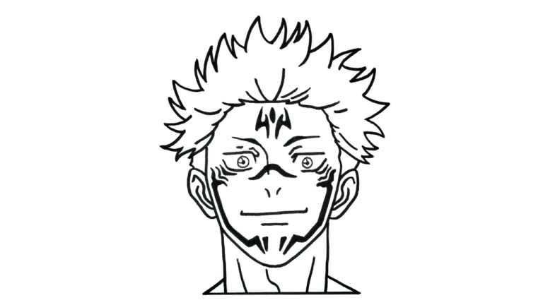 How to Draw Sukuna Step by Step - Hand Of Art