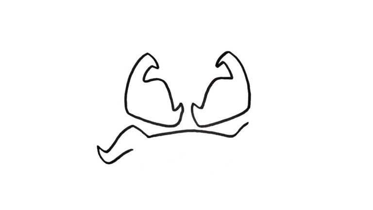 How to Draw Venom Step by Step - Hand Of Art