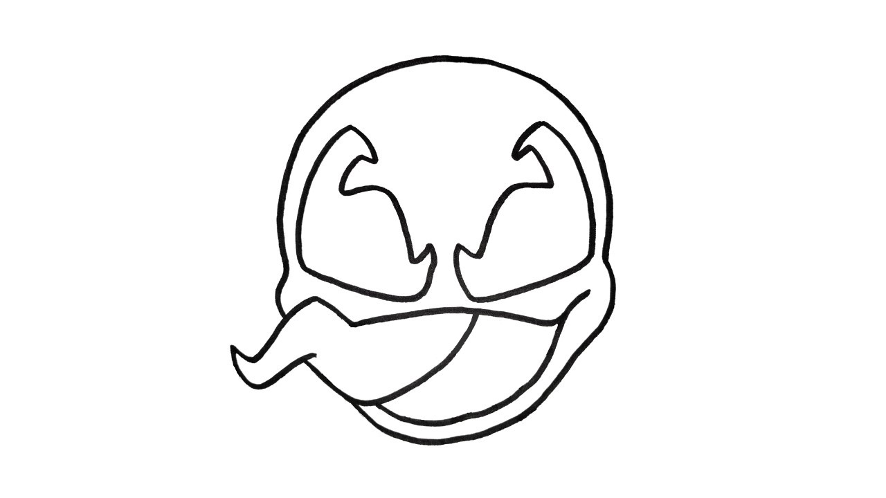 How to Draw Venom Step by Step - Hand Of Art
