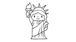 How To Draw Statue of Liberty Step By Step - Hand Of Art