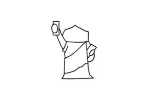 How To Draw Statue of Liberty Step By Step - Hand Of Art