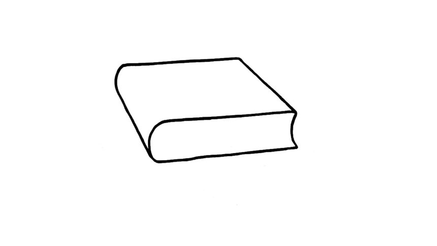 How To Draw A Book Step By Step - Hand Of Art