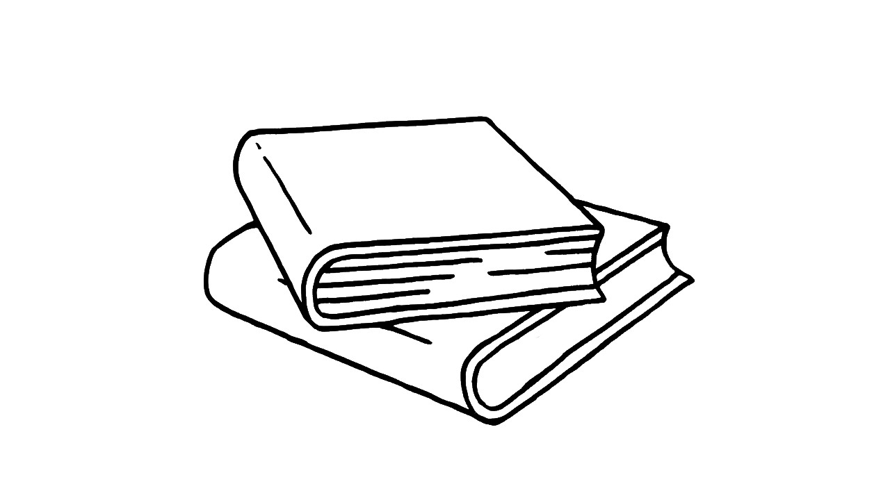 How To Draw A Book Step By Step - Hand Of Art