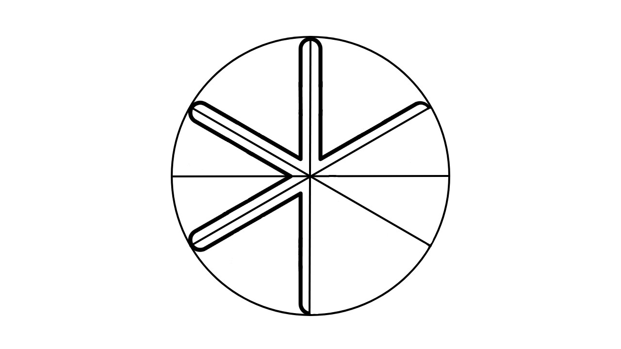 How To Draw A SnowFlake Step By Step - Hand Of Art