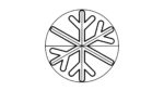 How To Draw A SnowFlake Step By Step - Hand Of Art