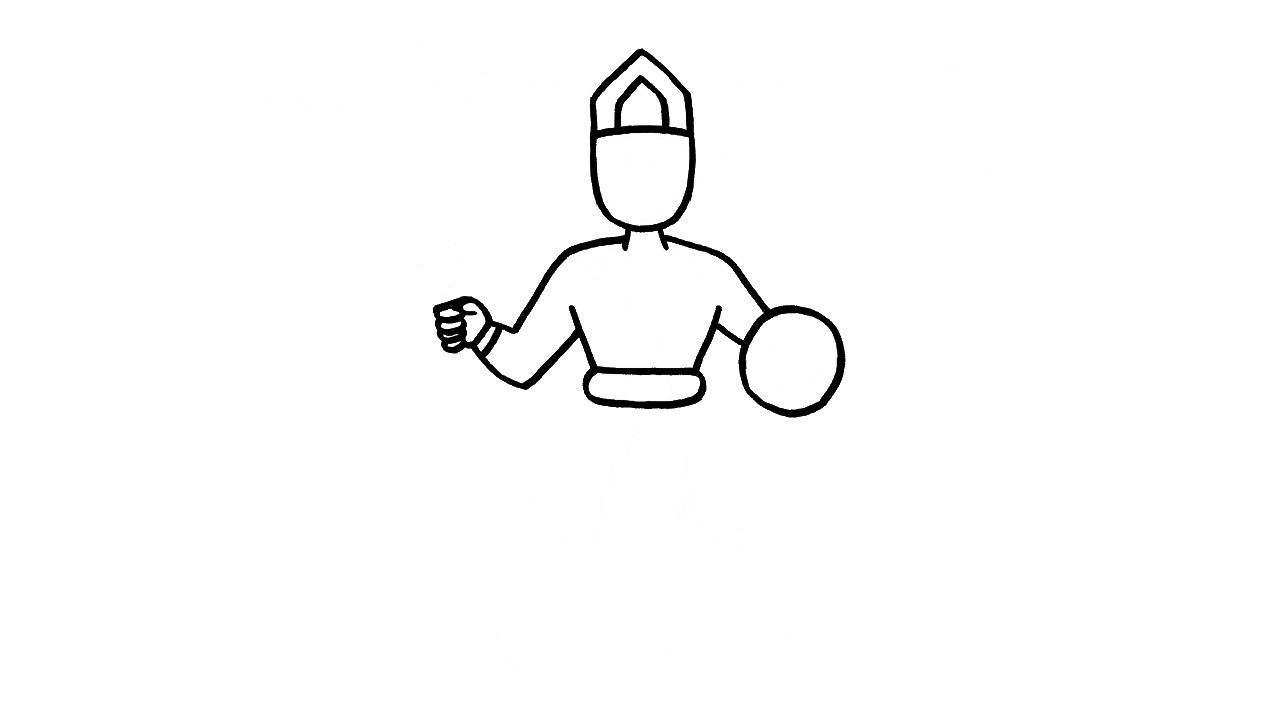 How to Draw Ravan For Kids Step By Step - Hand Of Art