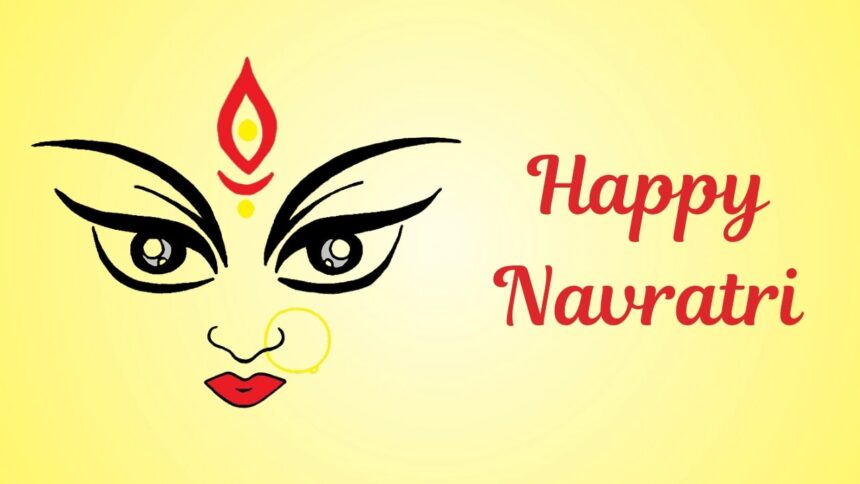 Navratri Drawing for Kids - Hand Of Art