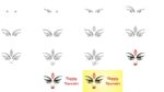 Navratri Drawing for Kids - Hand Of Art