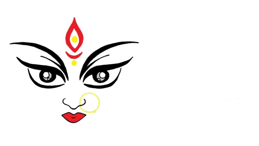 Navratri Drawing for Kids