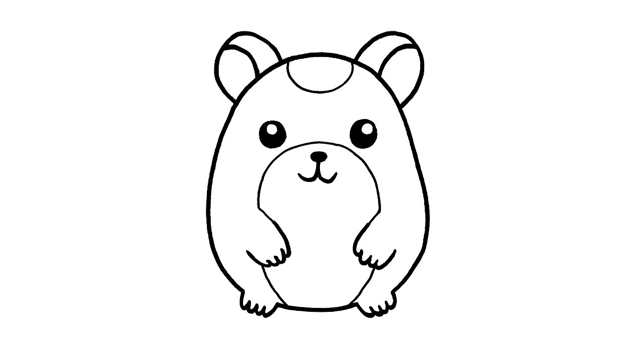 How To Draw A Hamster Step By Step - Hand Of Art