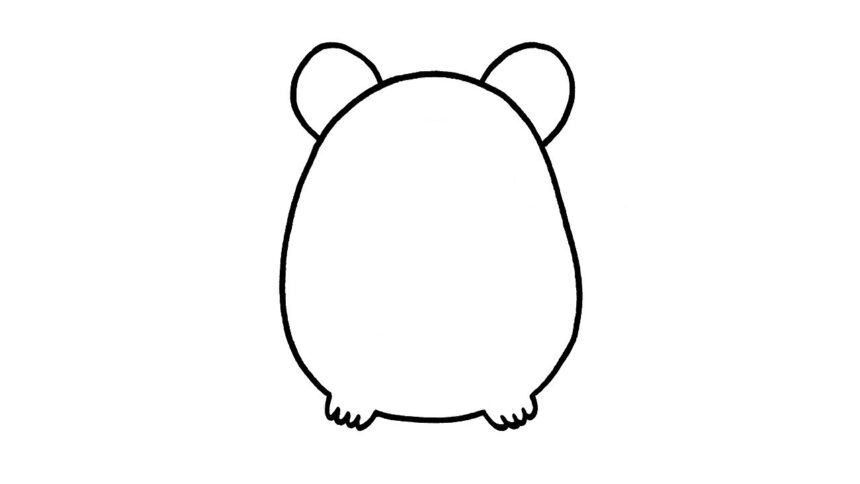 How To Draw A Hamster Step By Step - Hand Of Art