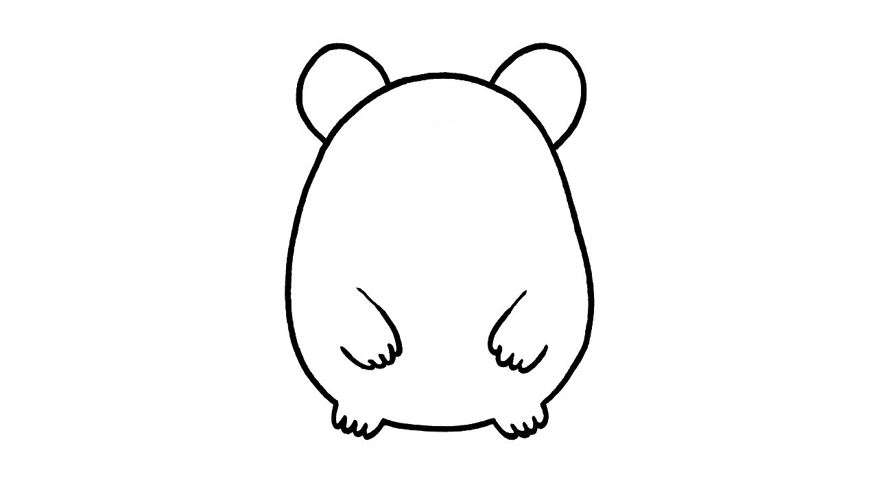 How To Draw A Hamster Step By Step - Hand Of Art