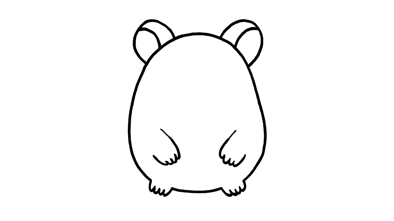 How To Draw A Hamster Step By Step - Hand Of Art
