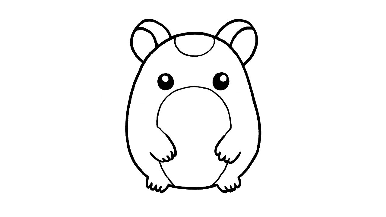 How To Draw A Hamster Step By Step - Hand Of Art