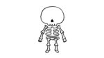 How to Draw a Skeleton Step By Step - Hand Of Art