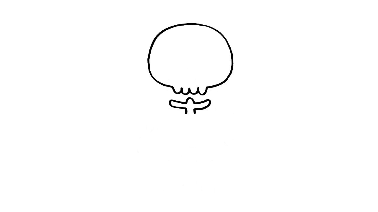 How to Draw a Skeleton Step By Step - Hand Of Art