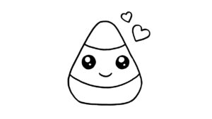 How to Draw a Candy Corn Step by Step - Hand Of Art