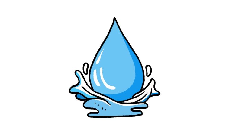 How to Draw Water Step to Step - Hand Of Art
