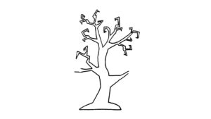 How to Draw a Halloween Tree - Hand Of Art
