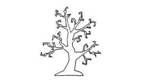 How to Draw a Halloween Tree - Hand Of Art
