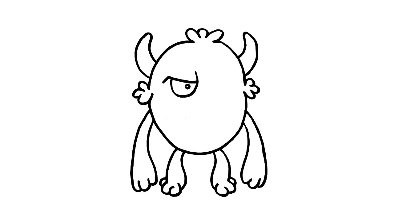How to Draw a Scary Monster Step by Step - Hand Of Art