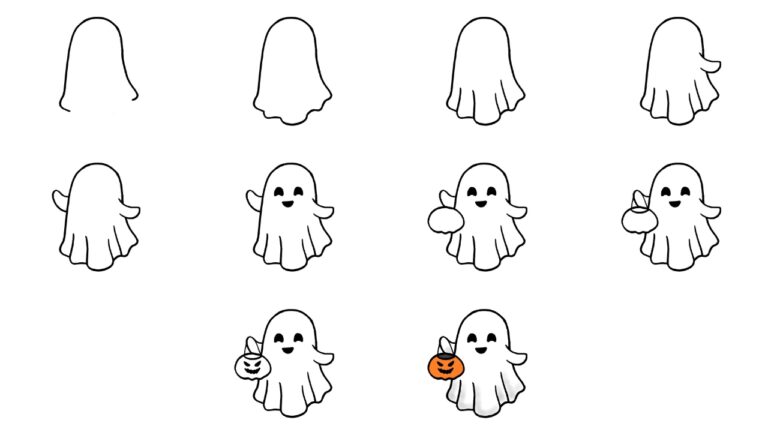 Easy Halloween Drawings for Kids - Hand Of Art