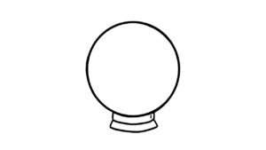 How To Draw a Snow Globe Step by Step - Hand Of Art