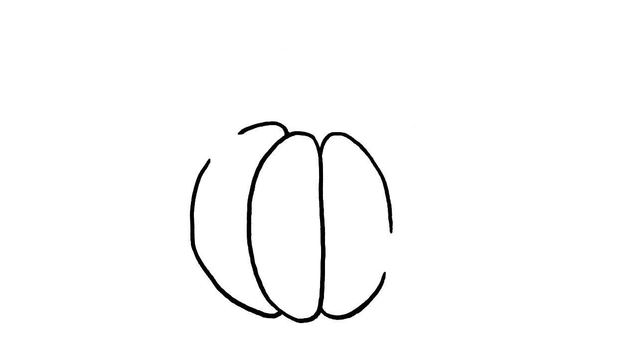 How To Draw A Pumpkin Step By Step - Hand Of Art