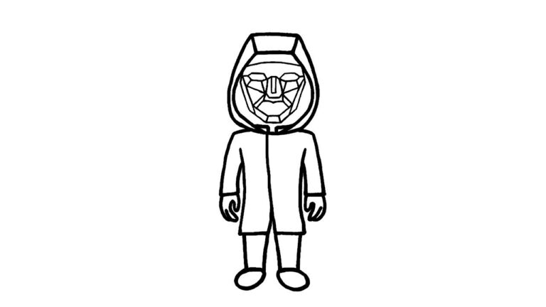 How to Draw Squid Game Frontman - Hand Of Art