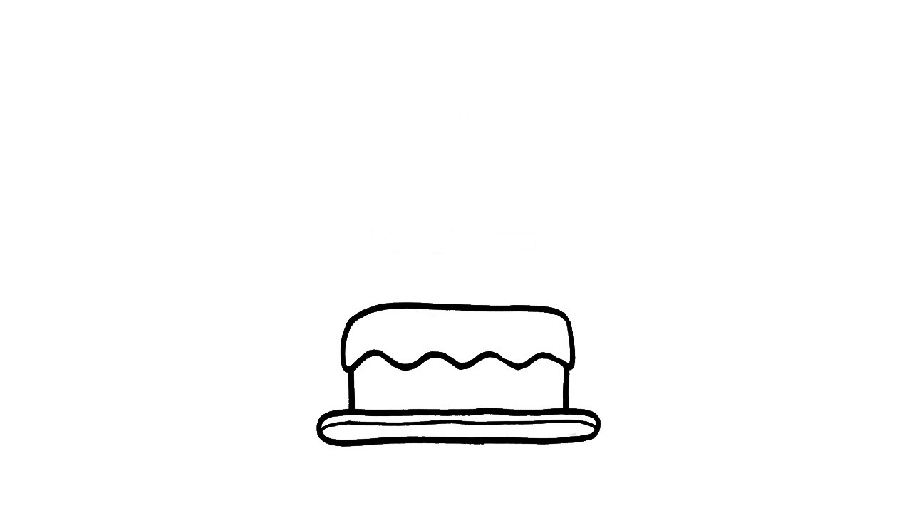 How to Draw a Birthday Cake Step By Step - Hand Of Art