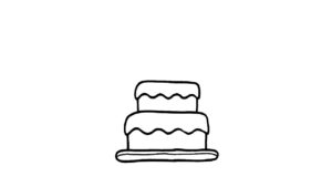 How to Draw a Birthday Cake Step By Step - Hand Of Art