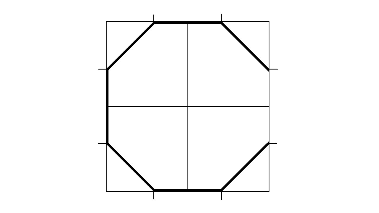 How to Draw Octagon Step By Step - Hand Of Art