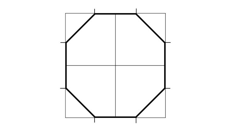 How to Draw Octagon Step By Step - Hand Of Art
