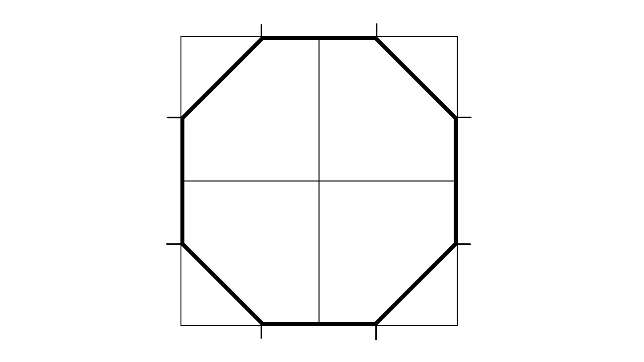 How to Draw Octagon Step By Step - Hand Of Art