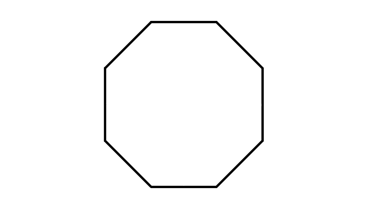 How to Draw Octagon Step By Step - Hand Of Art