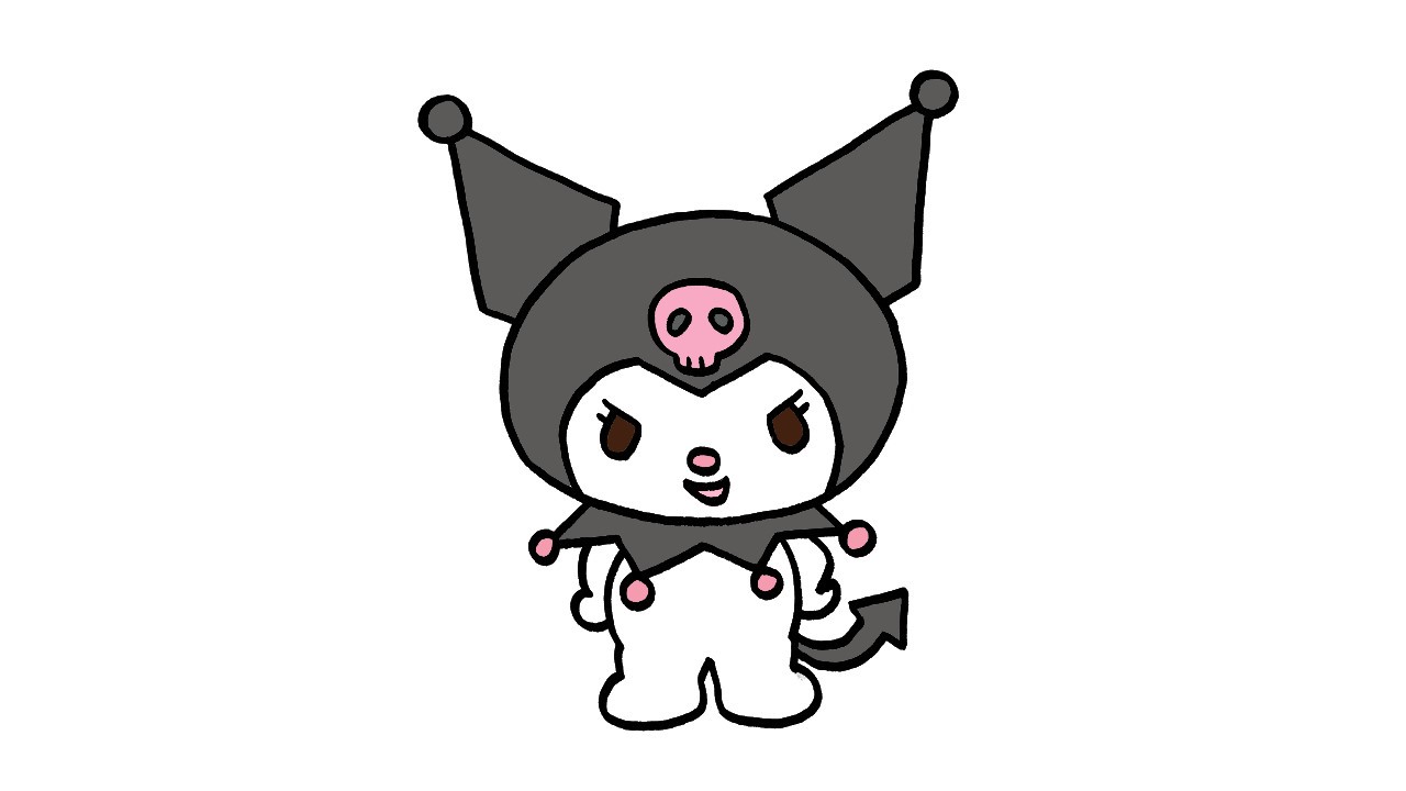 How to Draw Kuromi Step By Step