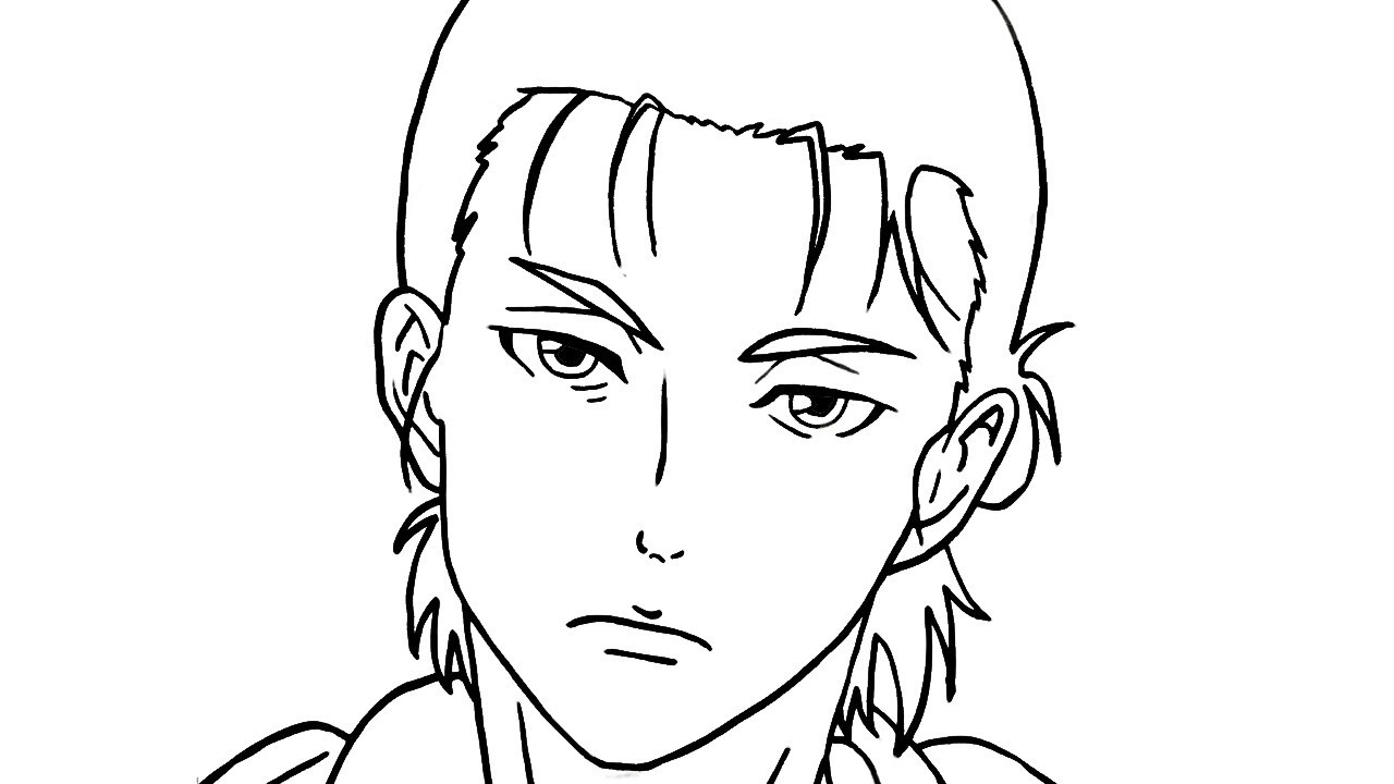 How to Draw Eren Yeager Step By Step