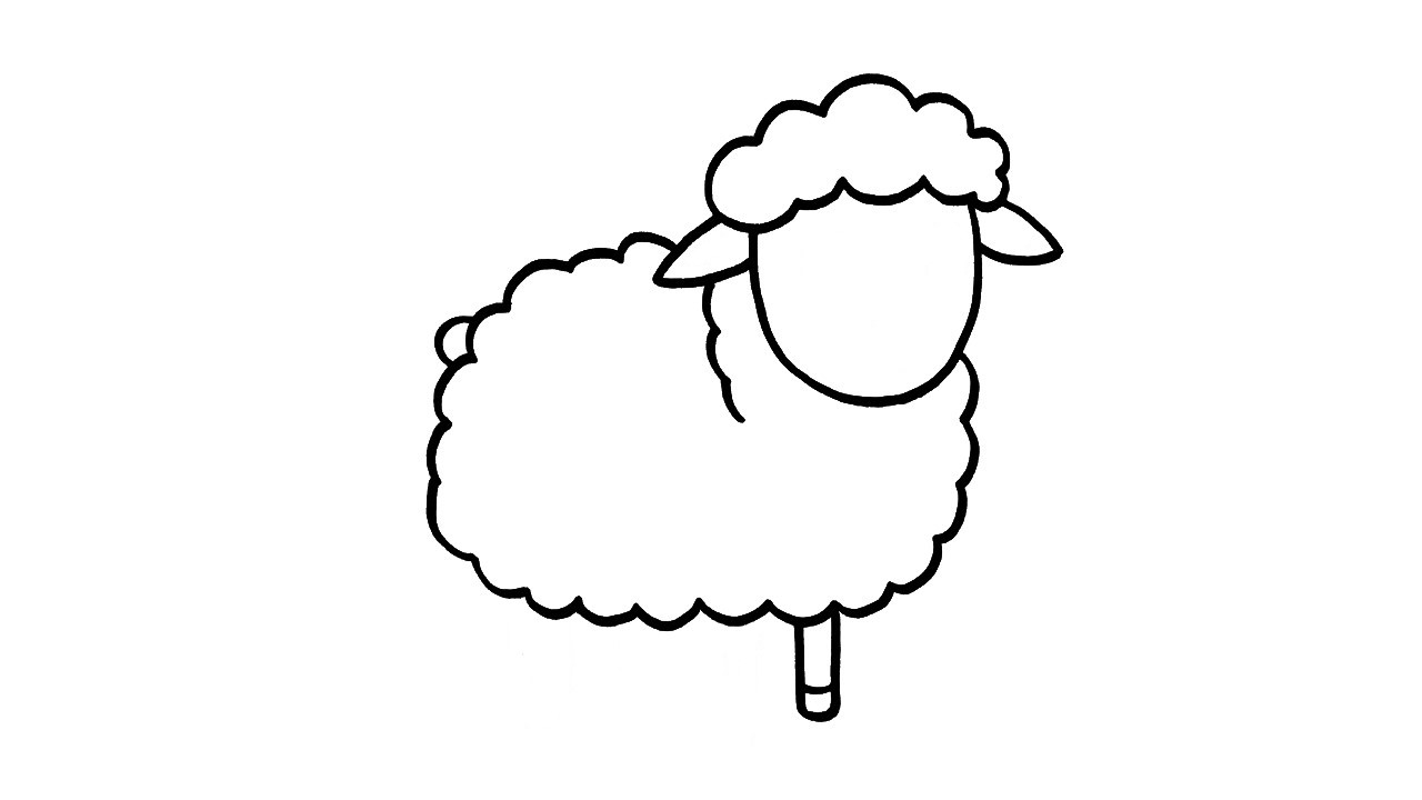 How to Draw a Sheep Step By Step