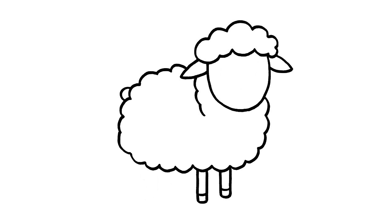 How to Draw a Sheep Step By Step